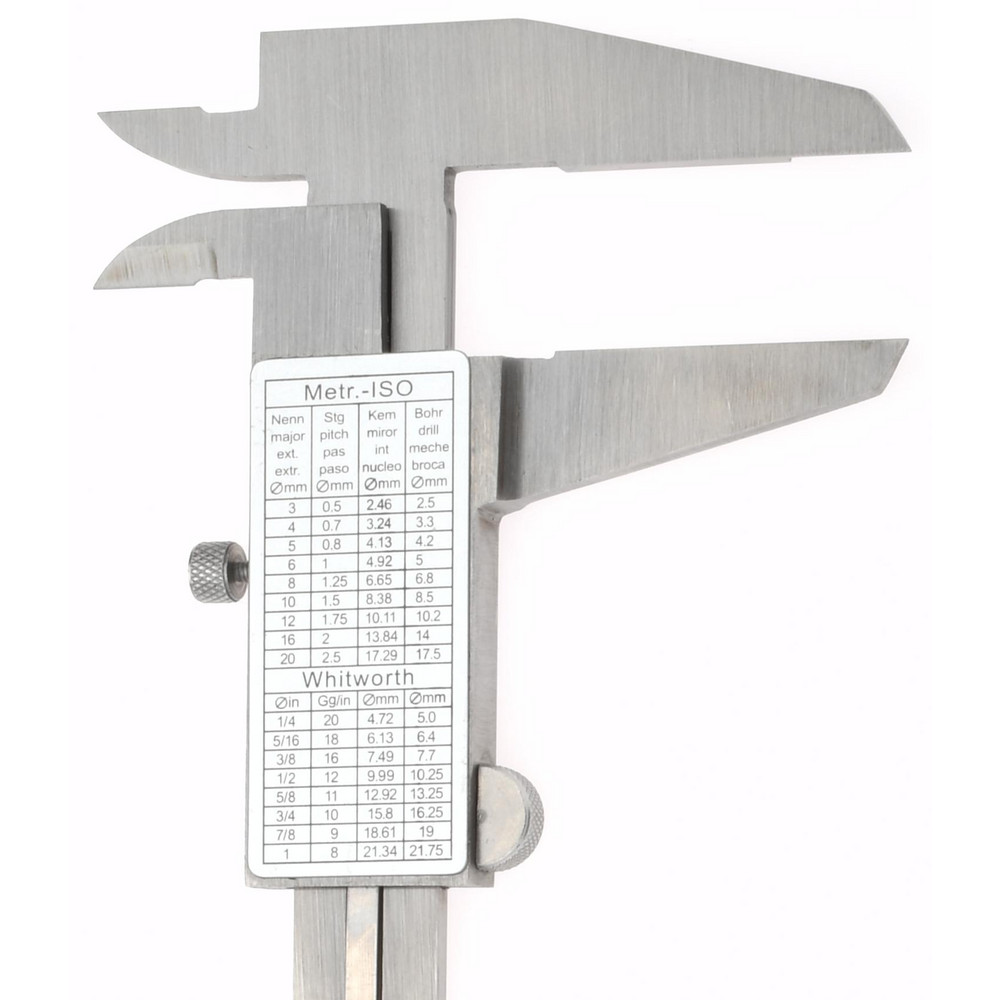 SPI - Vernier Caliper: 0 to 8", 0.0015" Accuracy, 0.001" Graduation ...