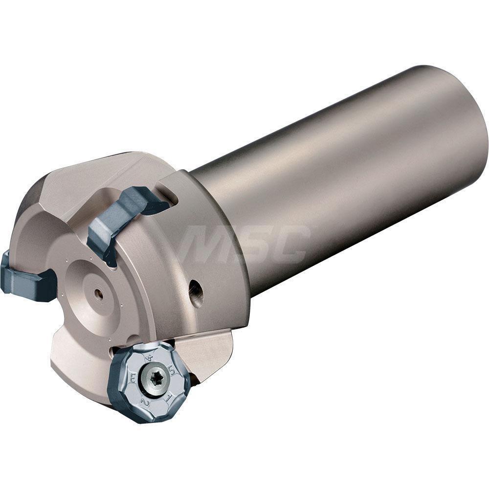 Kyocera - 45° Lead Angle, 2-1/2" to 2.81" Cut Dia, 1-1/4" Shank Dia ...