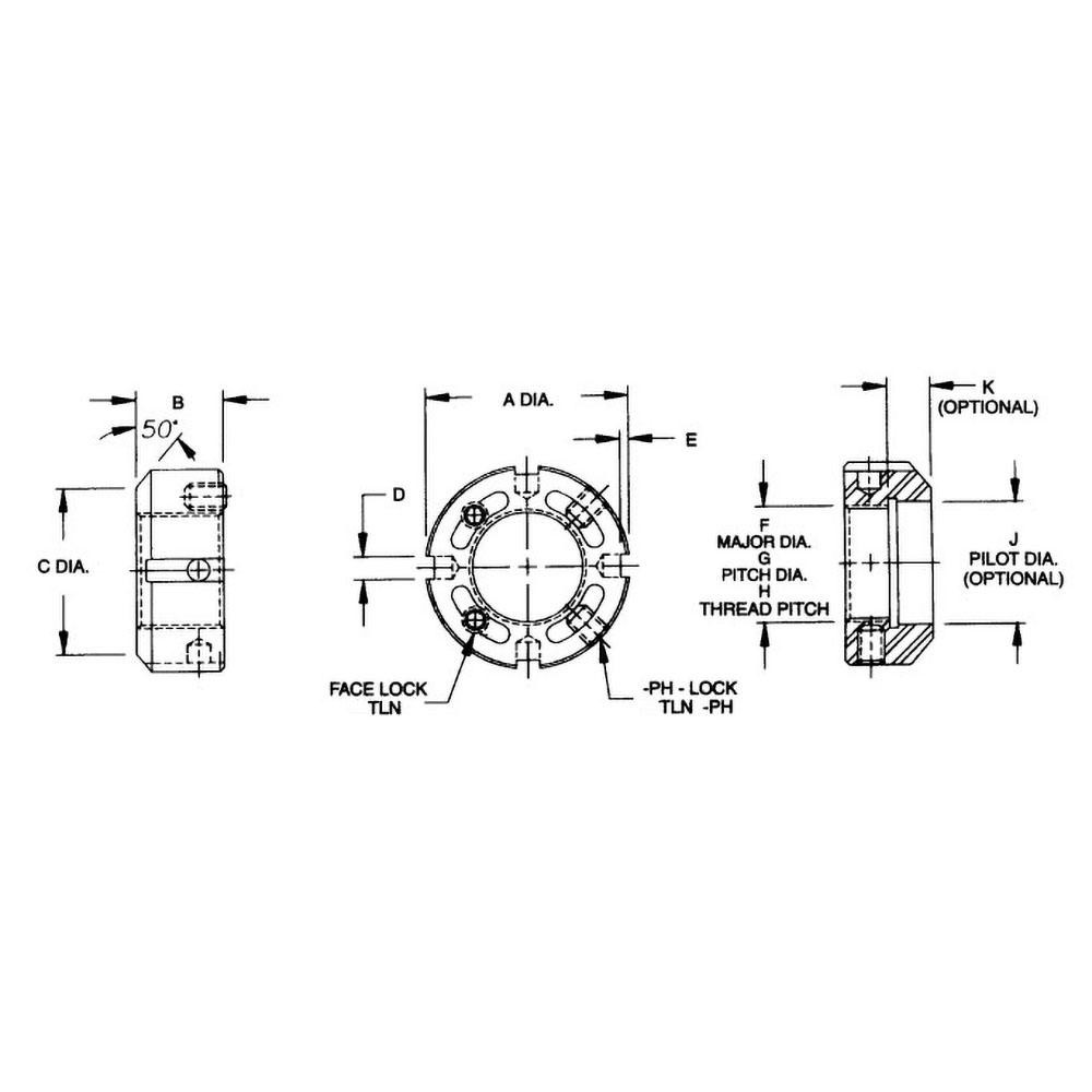 Taper Line - 0.969-32 Thread, 1-9/32
