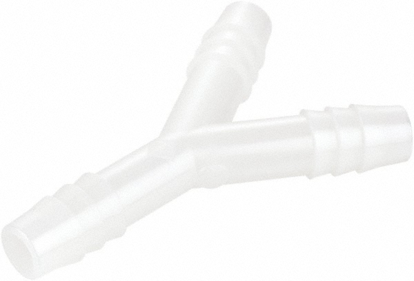 Parker - 1/4" Barb, Nylon Single Barbed Tube Y Connector - 50571611 ...