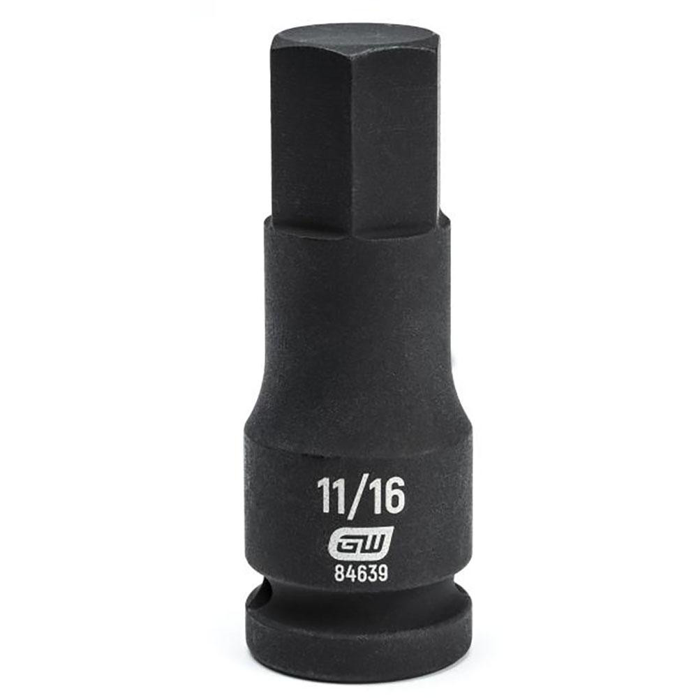 GEARWRENCH - 1/2" Drive, 11/16" Hex Size Hex Bit Socket | MSC Direct