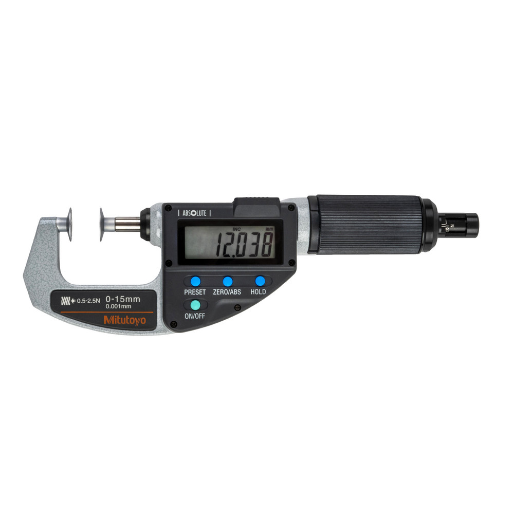 Mitutoyo - Electronic Inside Micrometers: 0, 15 | MSC Direct