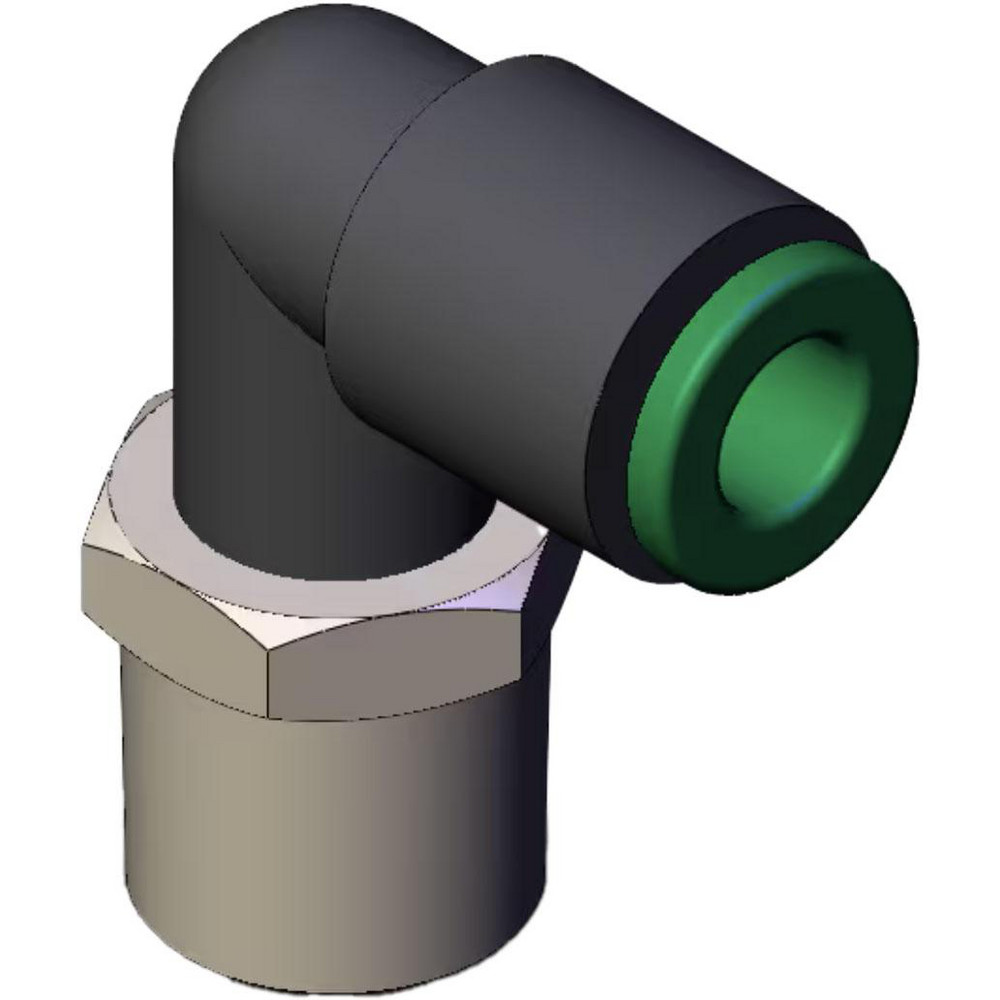 SMC PNEUMATICS - 6MM-1/4 ML ELBOW SMC KR FLAME RES 1-TCH FTTNG | MSC Direct