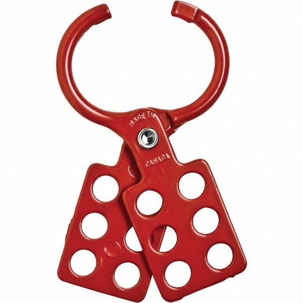 Brady - Lockout Hasp: Scissor-Action Hasp, Single Jaw, 6 Padlocks | MSC ...