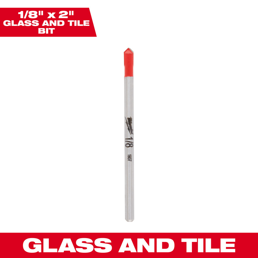 Milwaukee Tool - 1/8" Ceramic Tile and Glass Bit | MSC Direct