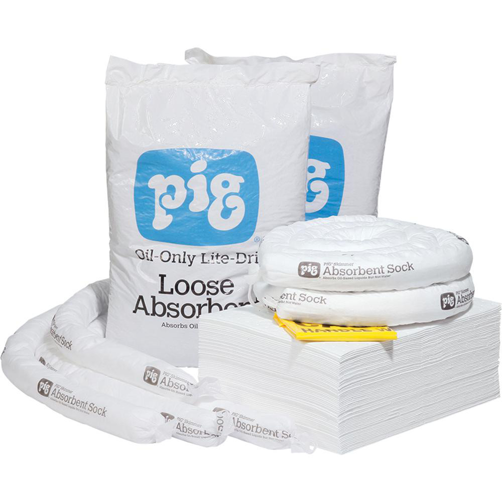 New Pig - Spill Kits; Kit Type: Oil Based Liquids Spill Kit; Container ...