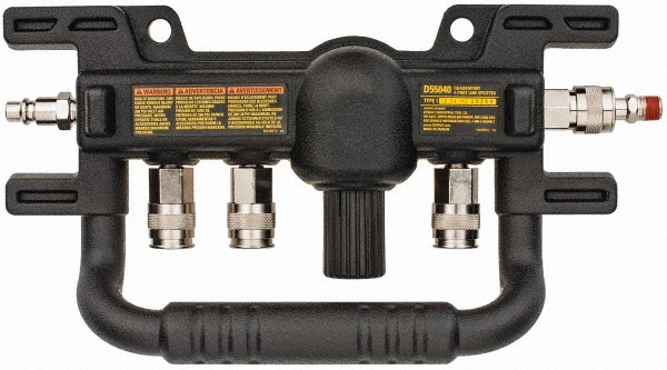 DeWALT - Aluminum Heavy Duty Quadraport Air Line Splitter with ...