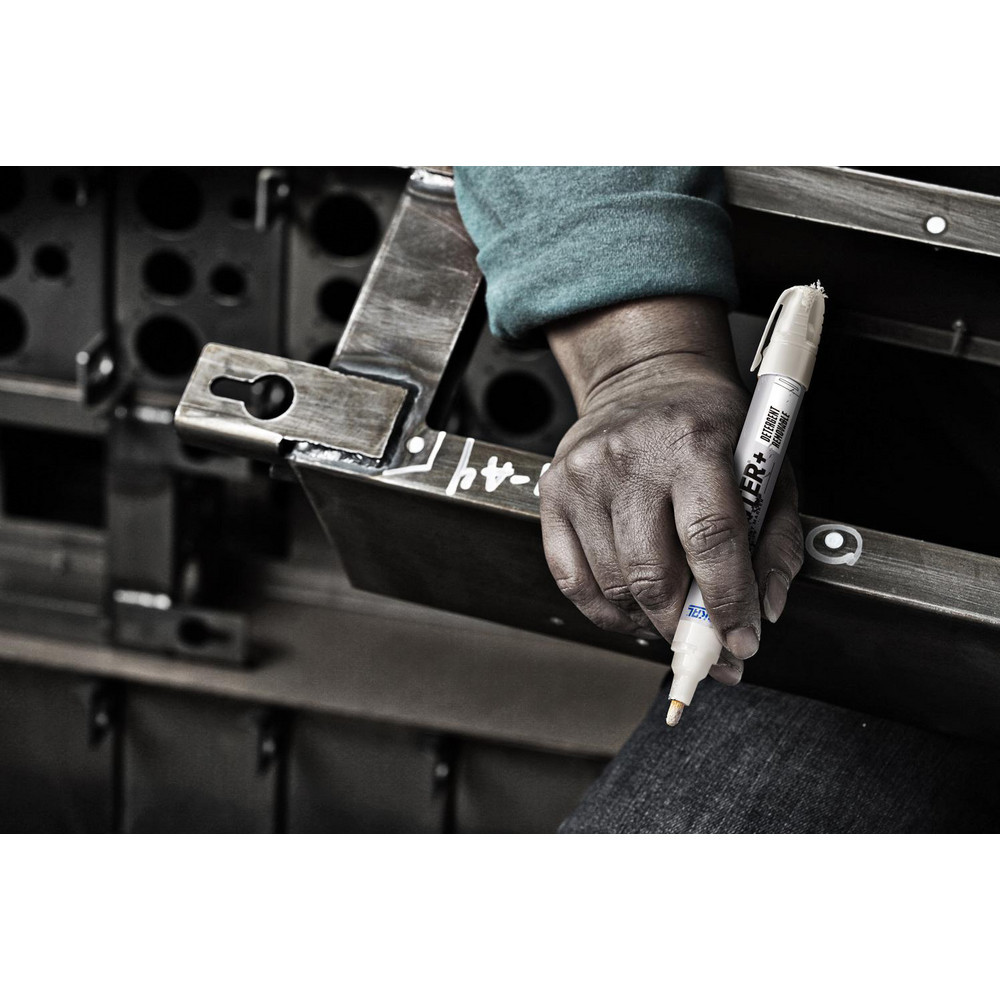 Markal - Liquid Paint Marker: White, Alcohol Base, Bullet Tip | MSC Direct