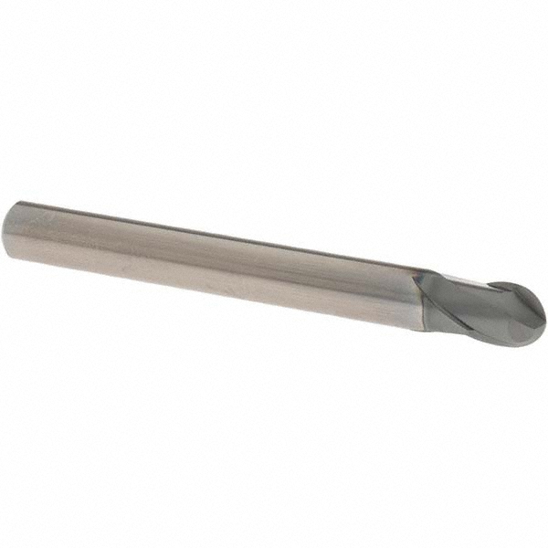 OSG - Ball End Mill: 3/8" Dia, 3/8" LOC, 2 Flute, Solid Carbide | MSC ...
