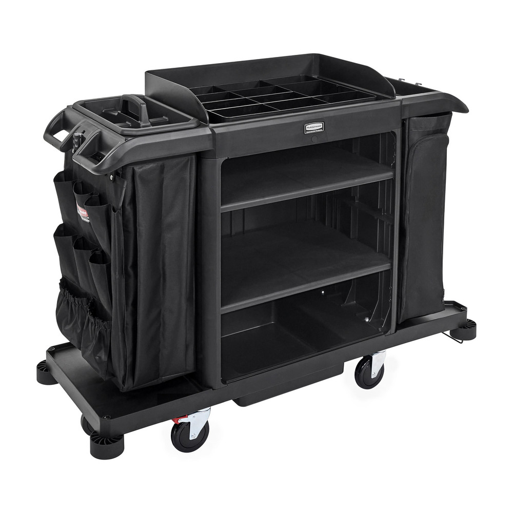 Rubbermaid - Janitor Carts & Caddies: Cart Material: Resin | MSC Direct