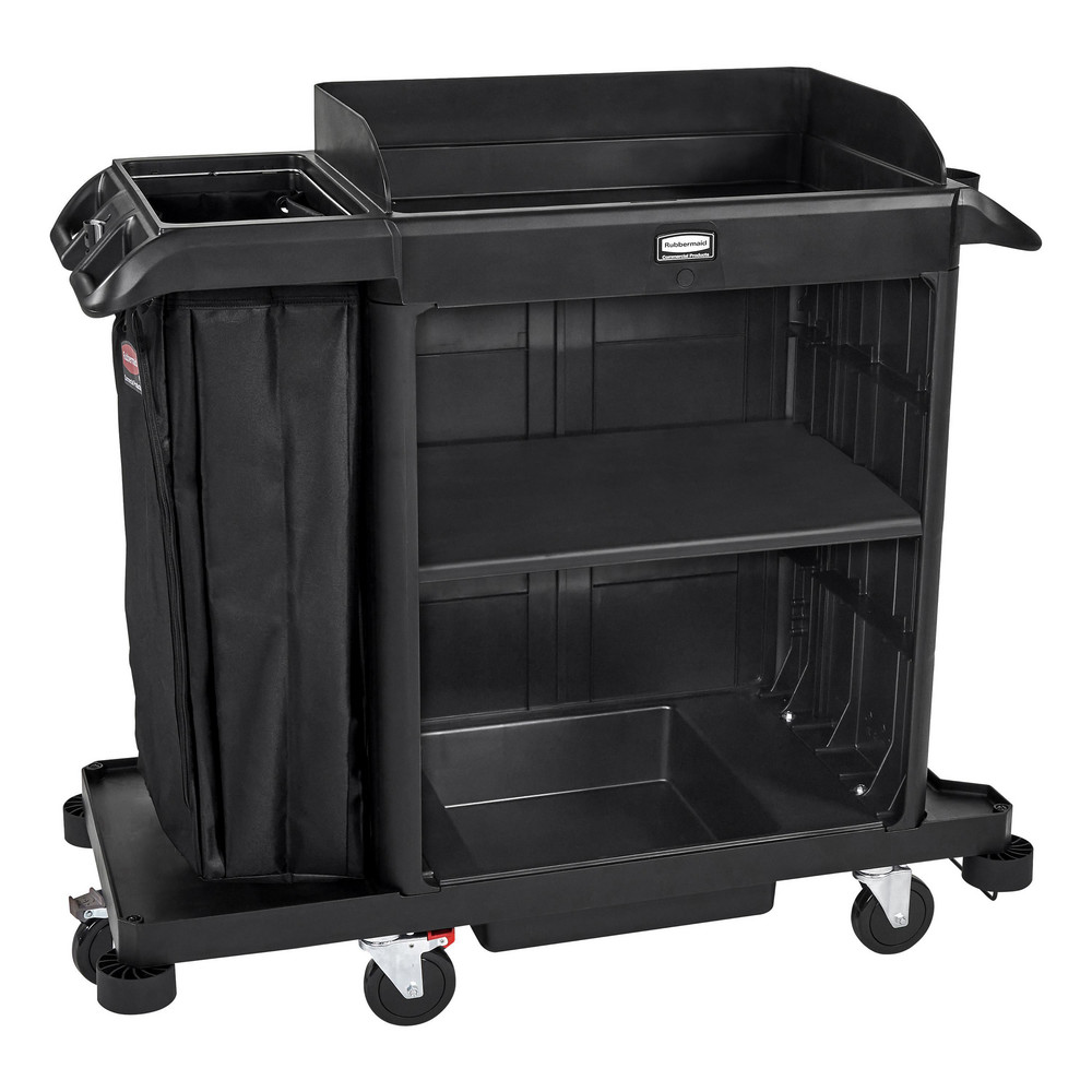 Rubbermaid - Janitor Carts & Caddies: Cart Material: Resin | MSC Direct