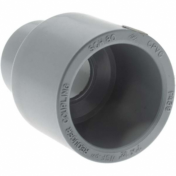 Value Collection - 1 x 1/2" CPVC Plastic Pipe Reducing Coupling ...
