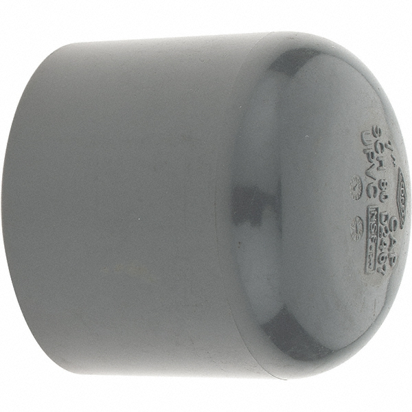 Value Collection - 1" PVC Plastic Pipe End Cap - 51241032 - MSC ...