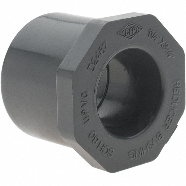 Value Collection - 1-1/4 x 3/4" PVC Plastic Pipe Bushing - 51241164 ...