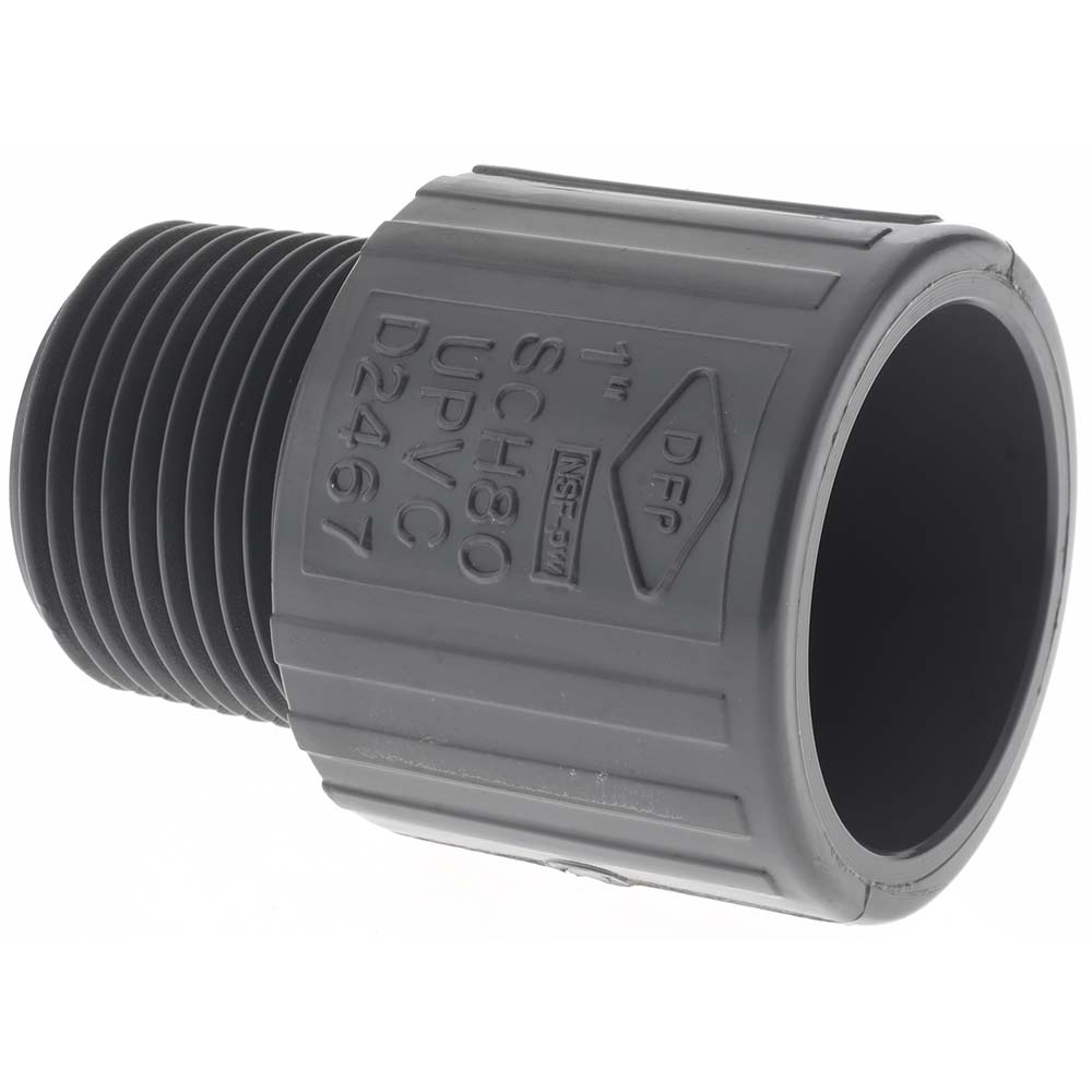 Value Collection - 1" PVC Plastic Pipe Male Adapter - 51241172 - MSC ...