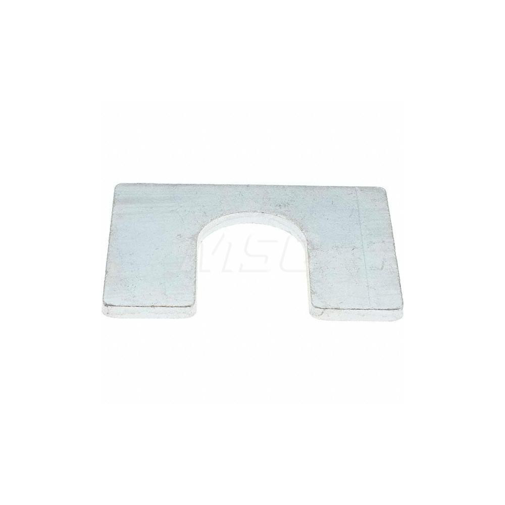 Au-Ve-Co Products - Metal Shim Stock: Slotted, 0.1250" Thick, 2" Wide ...
