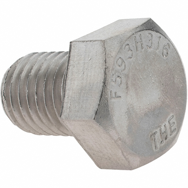 Value Collection - Hex Head Cap Screw: 3/4-10, 1" Length Under Head ...