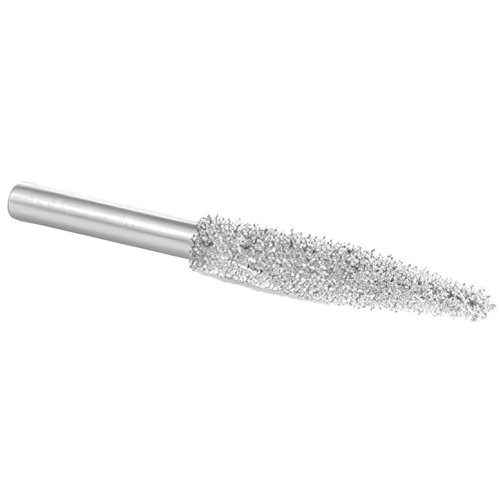 KUTZALL - Abrasive Burr: 1/8" Cut Dia, Taper, Double Cut | MSC Direct