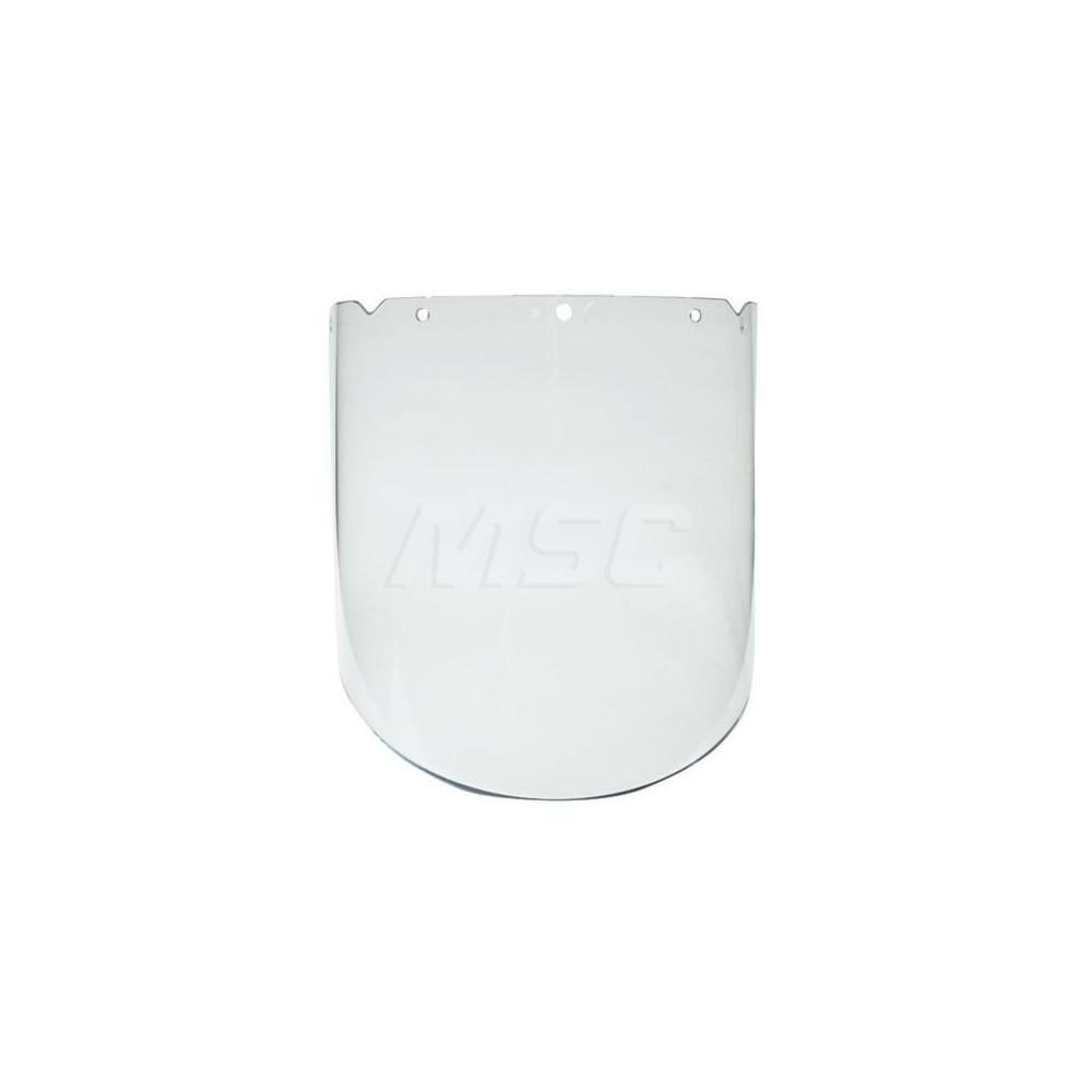MSA - Face Shield Windows & Screens: Visor, Clear, 9.25" High, 0.098 ...