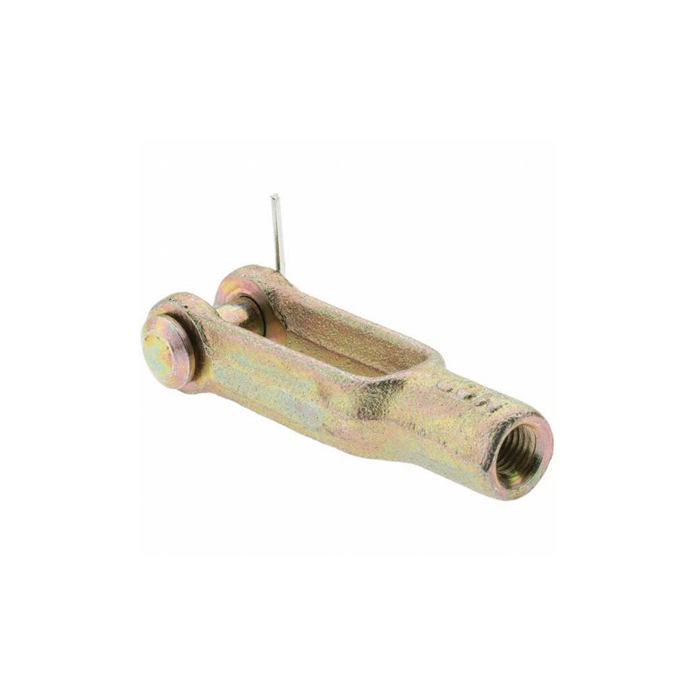 Midwest Control - 1/4-28 Thread, 5/8" Yoke Width, Carbon Steel, Clevis ...