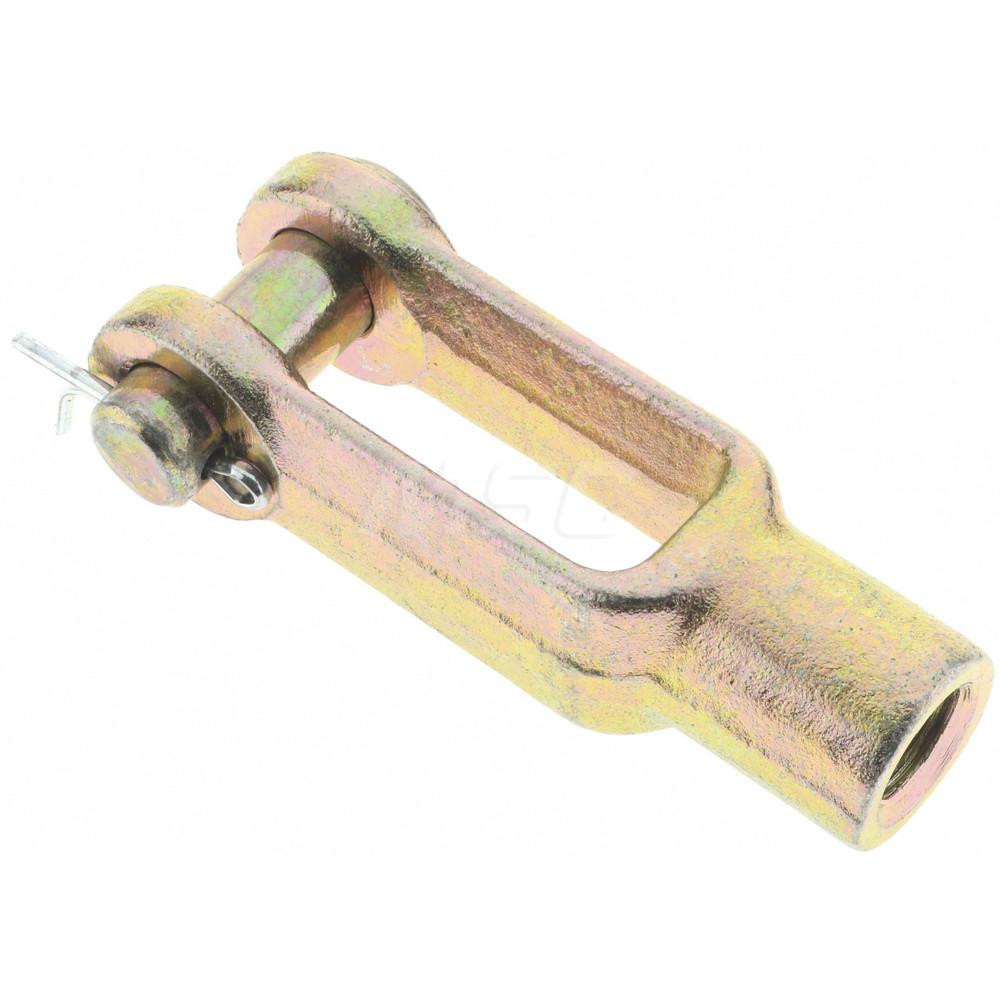 Midwest Control - 1/2-20 Thread, 1-1/8" Yoke Width, Carbon Steel ...