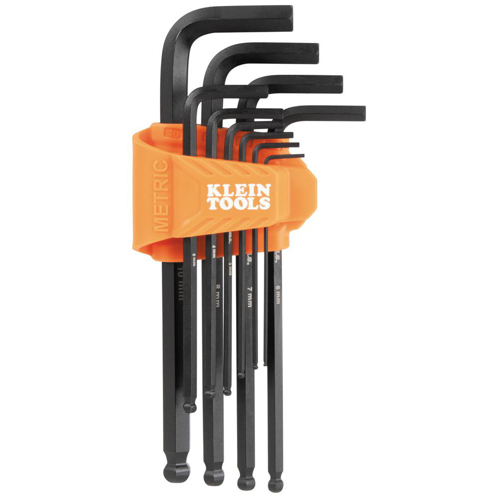 Klein Tools - Hex Key Sets: Tool Type: Long, L-Style; Handle Type ...