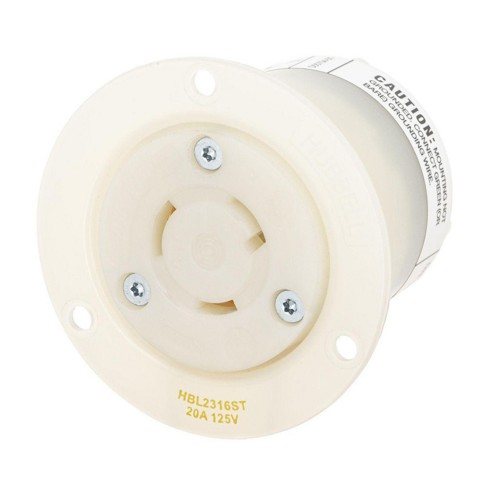 Hubbell Wiring Device-Kellems - Twist Lock Receptacles: Single, Screw ...
