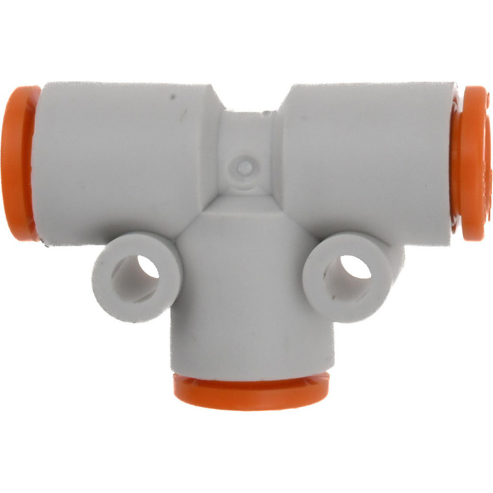 SMC PNEUMATICS - Push-to-Connect Push-to-Connect Fitting: Tee, 1/4" OD | MSC Direct