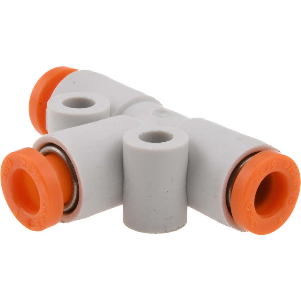 SMC PNEUMATICS - Push-to-Connect Push-to-Connect Fitting: Tee, 5/32" OD | MSC Direct