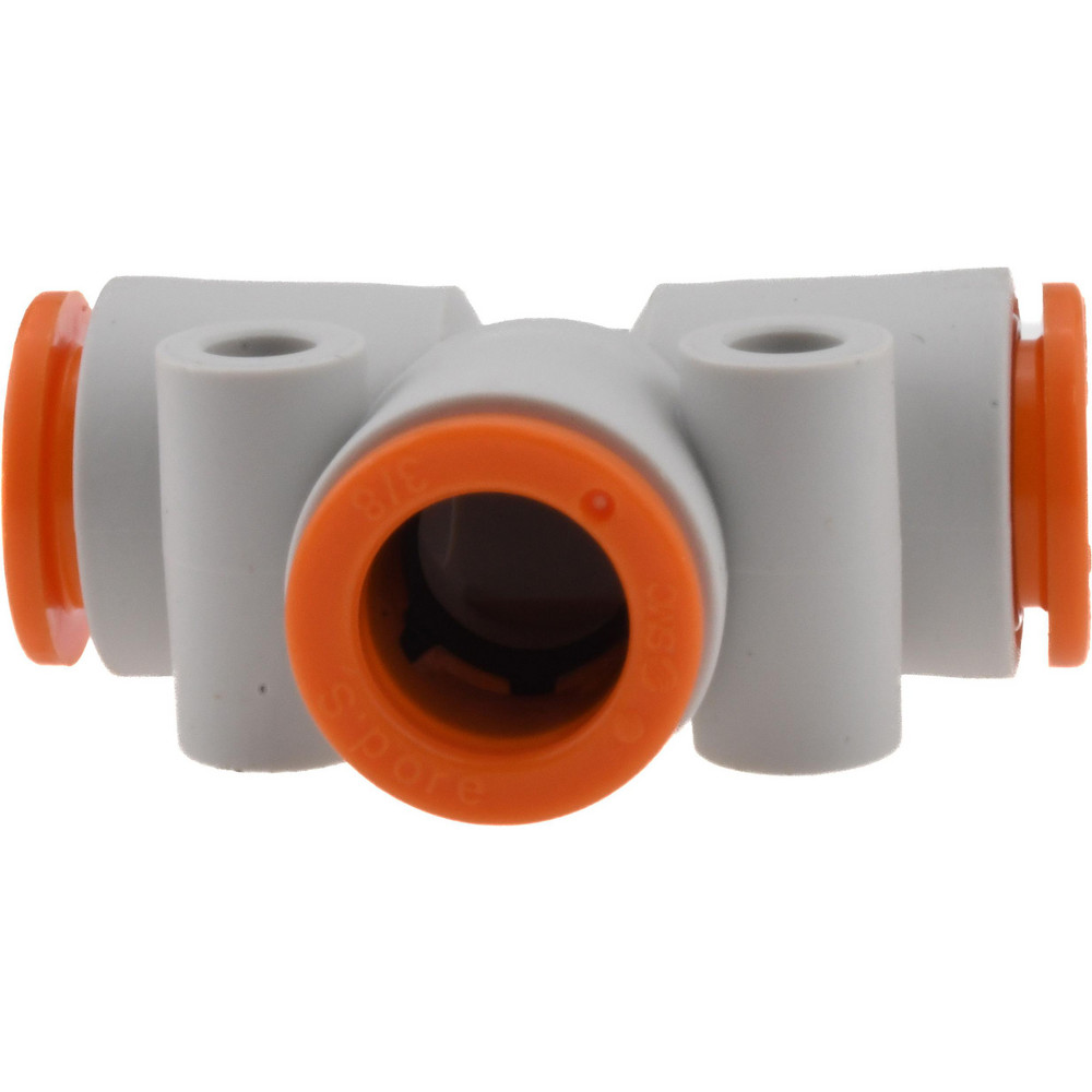SMC PNEUMATICS - Push-to-Connect Push-to-Connect Fitting: Tee, 3/8" OD | MSC Direct