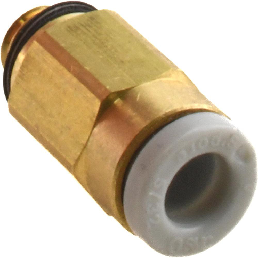 SMC PNEUMATICS - Push-to-Connect Push-to-Connect Fitting: Connector, M5x0.8 Thread, 4.00 mm OD ...