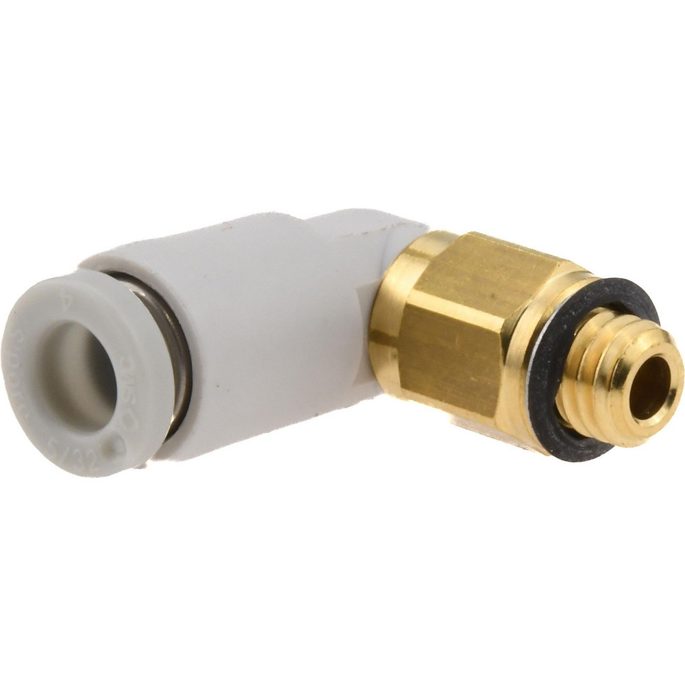 SMC PNEUMATICS - Push-to-Connect Push-to-Connect Fitting: Elbow, M5x0.8 Thread, 4.00 mm OD | MSC ...