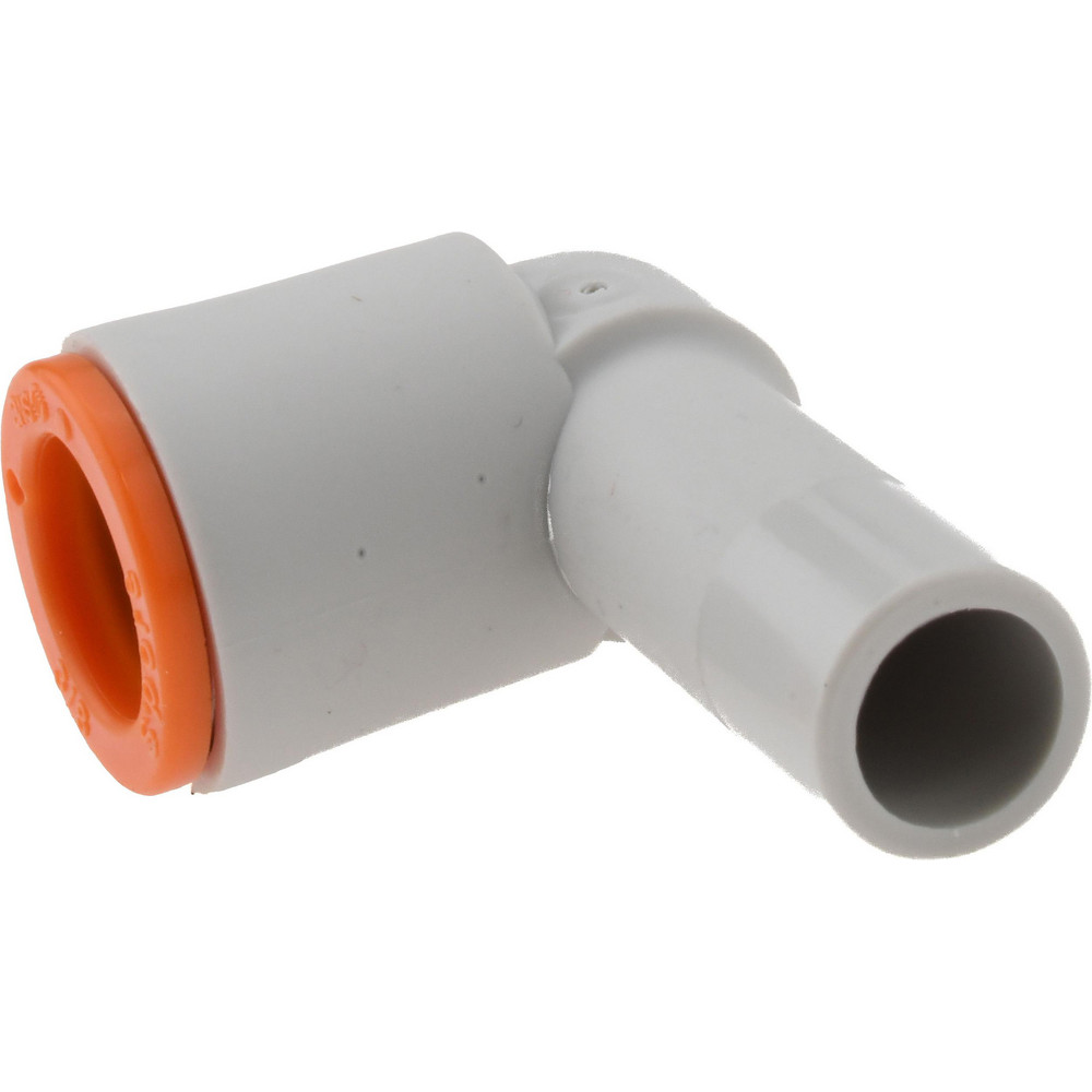 SMC PNEUMATICS - Push-to-Connect Push-to-Connect Fitting: Plug-In Elbow, 3/8" OD | MSC Direct