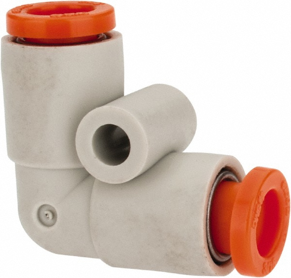 SMC PNEUMATICS - Push-to-Connect Push-to-Connect Fitting: Reducing Elbow, 3/16" OD | MSC Direct