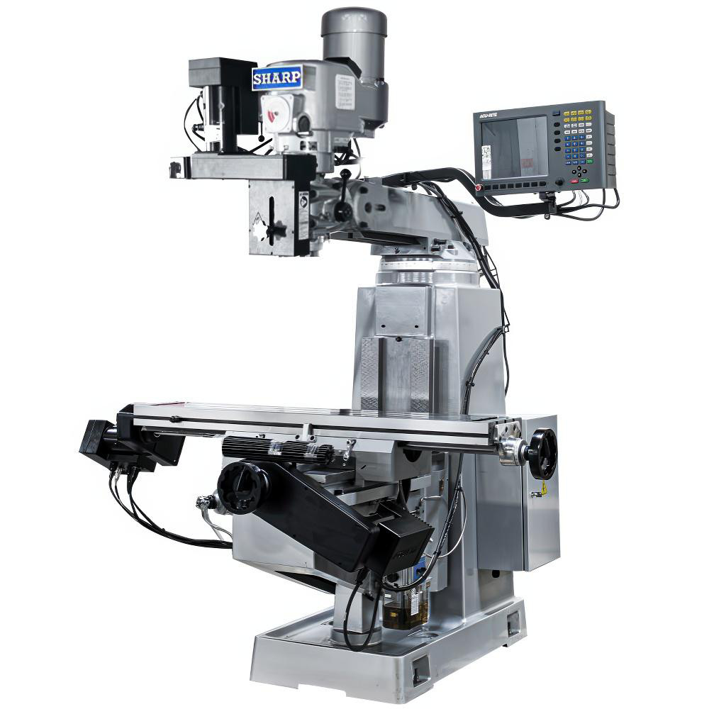 Sharp - 10" x 54" Knee Milling Machine: 3.00 hp, Variable Speed, Three ...