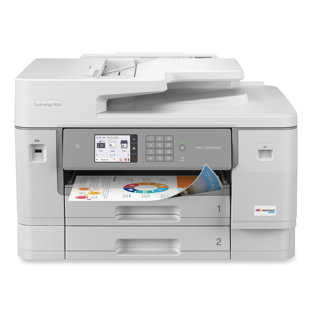 Brother - Scanners & Printers: Overall Length: 18.80 in; Overall Width ...