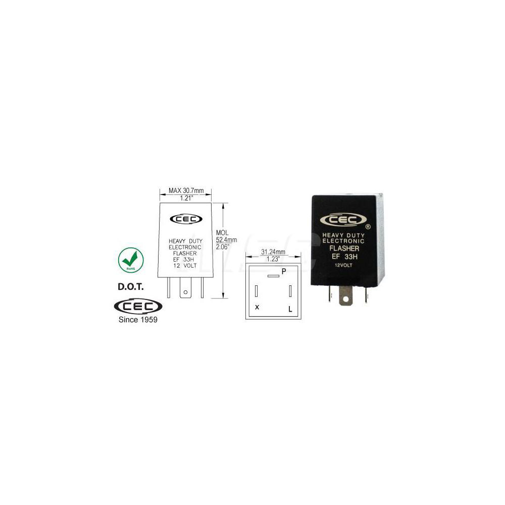 Import - Automotive Flashers: 60 - 120, 11-15V AC | MSC Direct