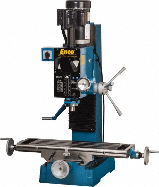 Enco - Mill Drill Machine: 22" x 8" Travel | MSC Direct