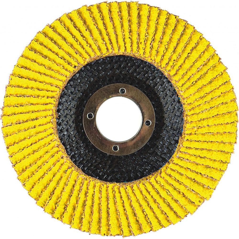 ARC Abrasives - Flap Disc: 6" Dia, 7/8" Hole, 40 Grit, Zirconia Alumina ...