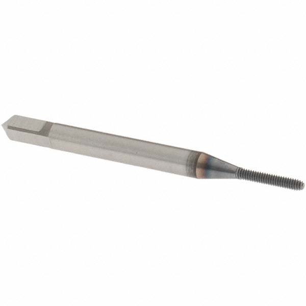 OSG - Thread Forming Tap: #0-80 UNF, 3B Class of Fit, Modified Bottoming Chamfer, Cobalt, TiCN ...
