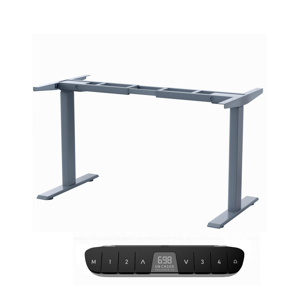 Uncaged Ergonomics - Height-Adjustable Desk Bases: Steel, 27, 45, 42 ...