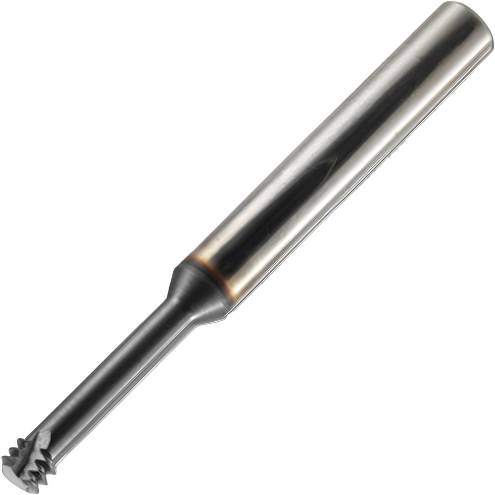 Ingersoll Cutting Tools - Helical Flute Thread Mill: 1/2, 3 Flute, 0.3937" Shank Dia, Solid ...