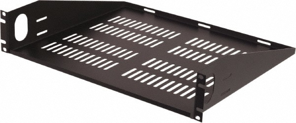 Video Mount - Security Camera Vented Equipment Rack Shelf | MSC Direct