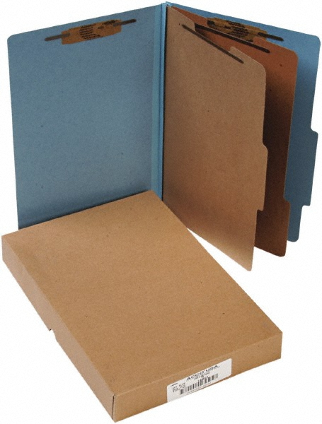 ACCO - Pack of (10), 14 x 8 1/2", Legal, Sky Blue, File Folders with ...