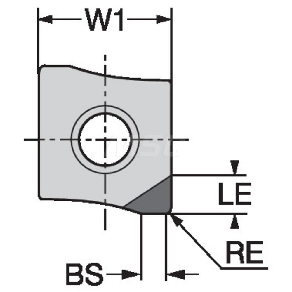Sandvik Coromant - Milling Insert: ANSI R590-1105H-PR5-NL CD10, ISO ...