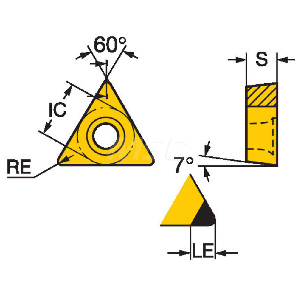 Sandvik Coromant - Turning Insert: TCMW1.81.51FP CD10, PCD | MSC Direct