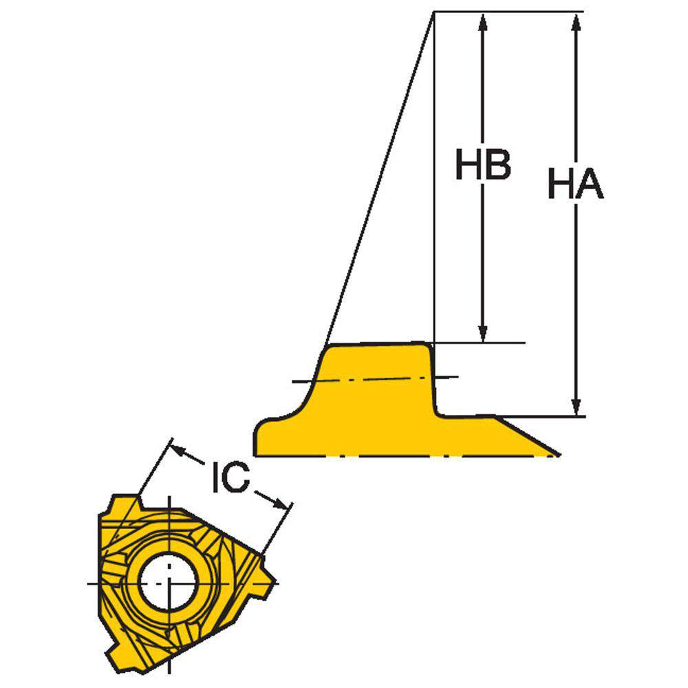 Sandvik Coromant - Laydown Threading Insert: 266RL22BU01A050E 1125 ...