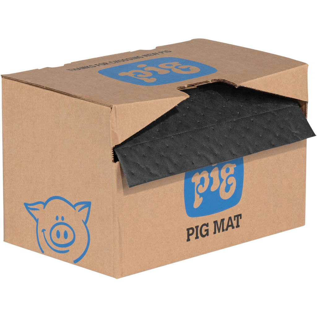 New Pig - Sorbent Mat: For Absorbent, Medium Weight, 16.0000" Wide, 9. ...