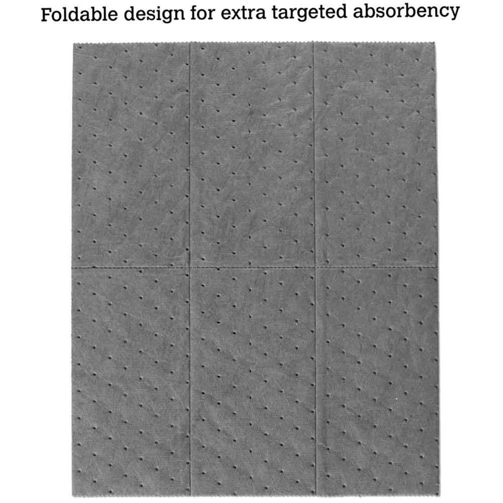 New Pig - Sorbent Mat: For Absorbent, Medium Weight, 16.0000" Wide, 6 ...