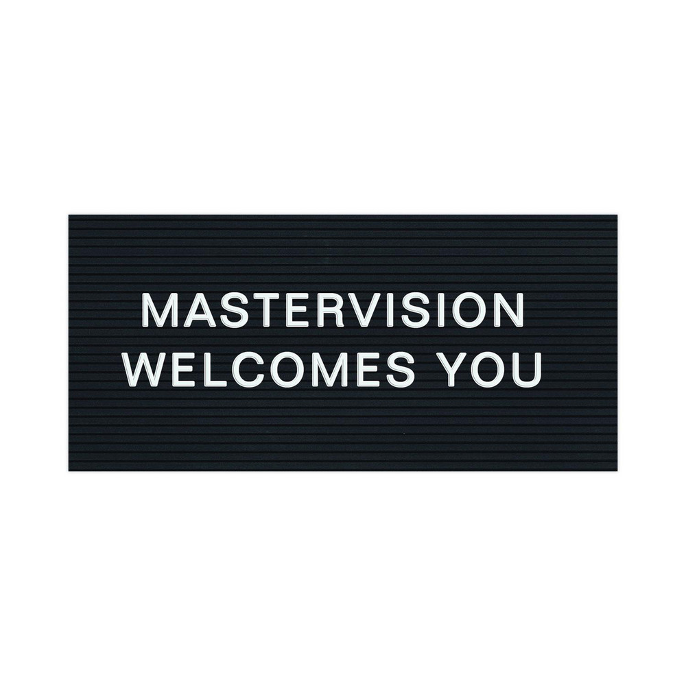 MasterVision - Plastic Letter Kits: 1, 270.000, White | MSC Direct
